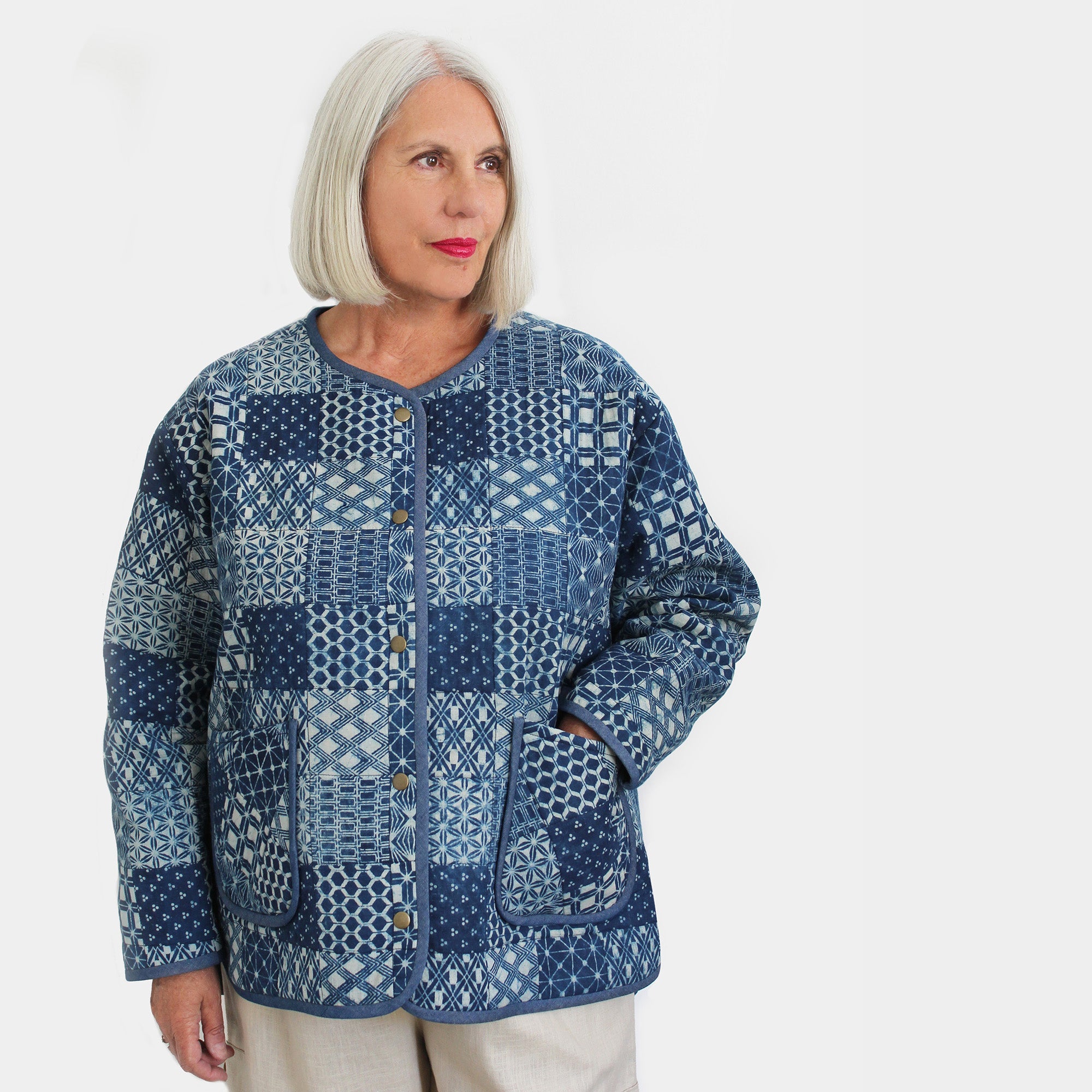 BIBI QUILTED JACKET sewing pattern – Sewgirl UK